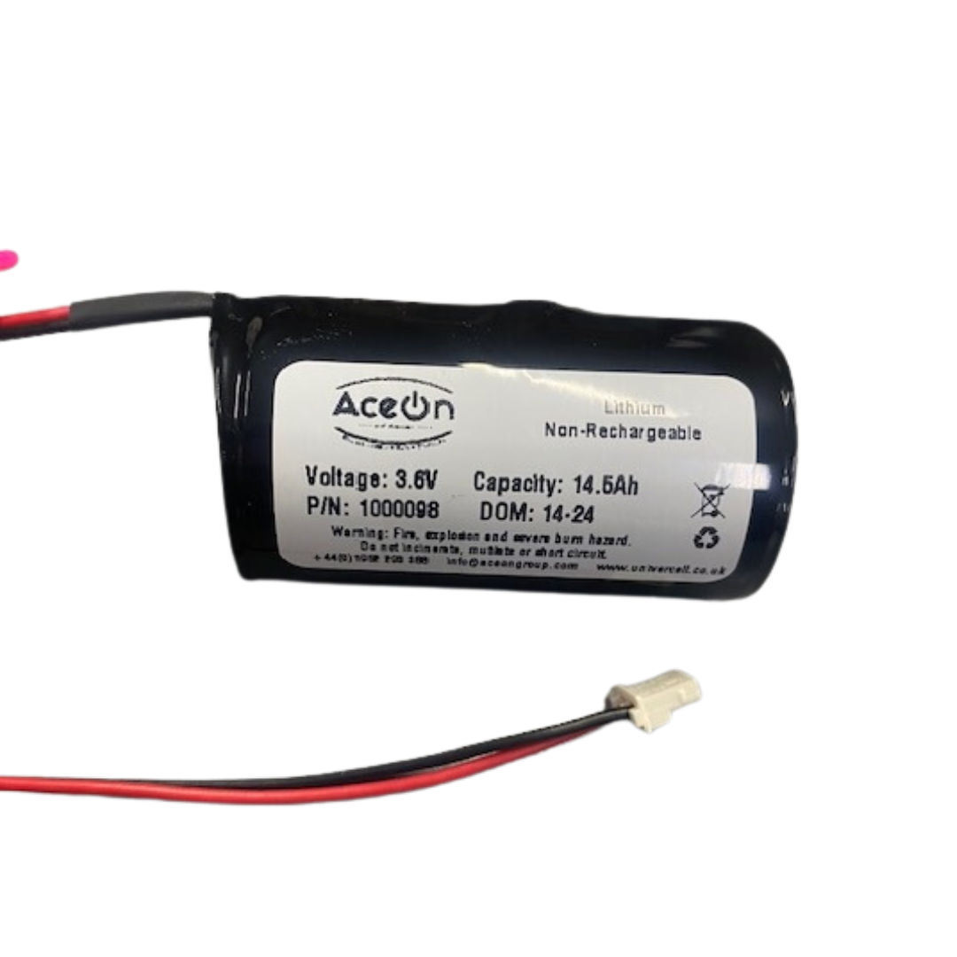 AceOn 3.6V 14.5Ah Visonic Li-SOCl2 BP-0-9912-K – AceOn Battery Store